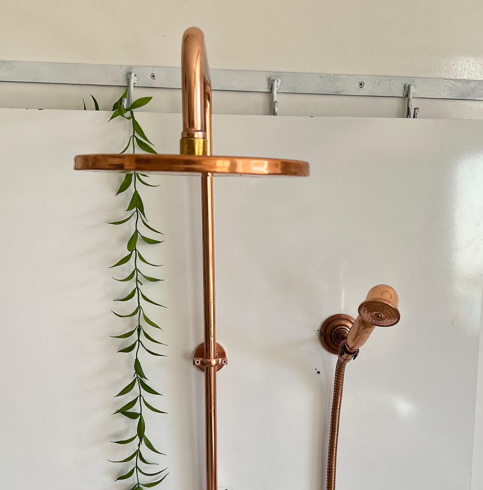 Unlacquered Solid Copper Shower , Shower Copper Head , Copper , Outdoor ...