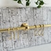 Handmade Vintage Brass Pot Rack - Unlacquered Antique Style - Rustic ...