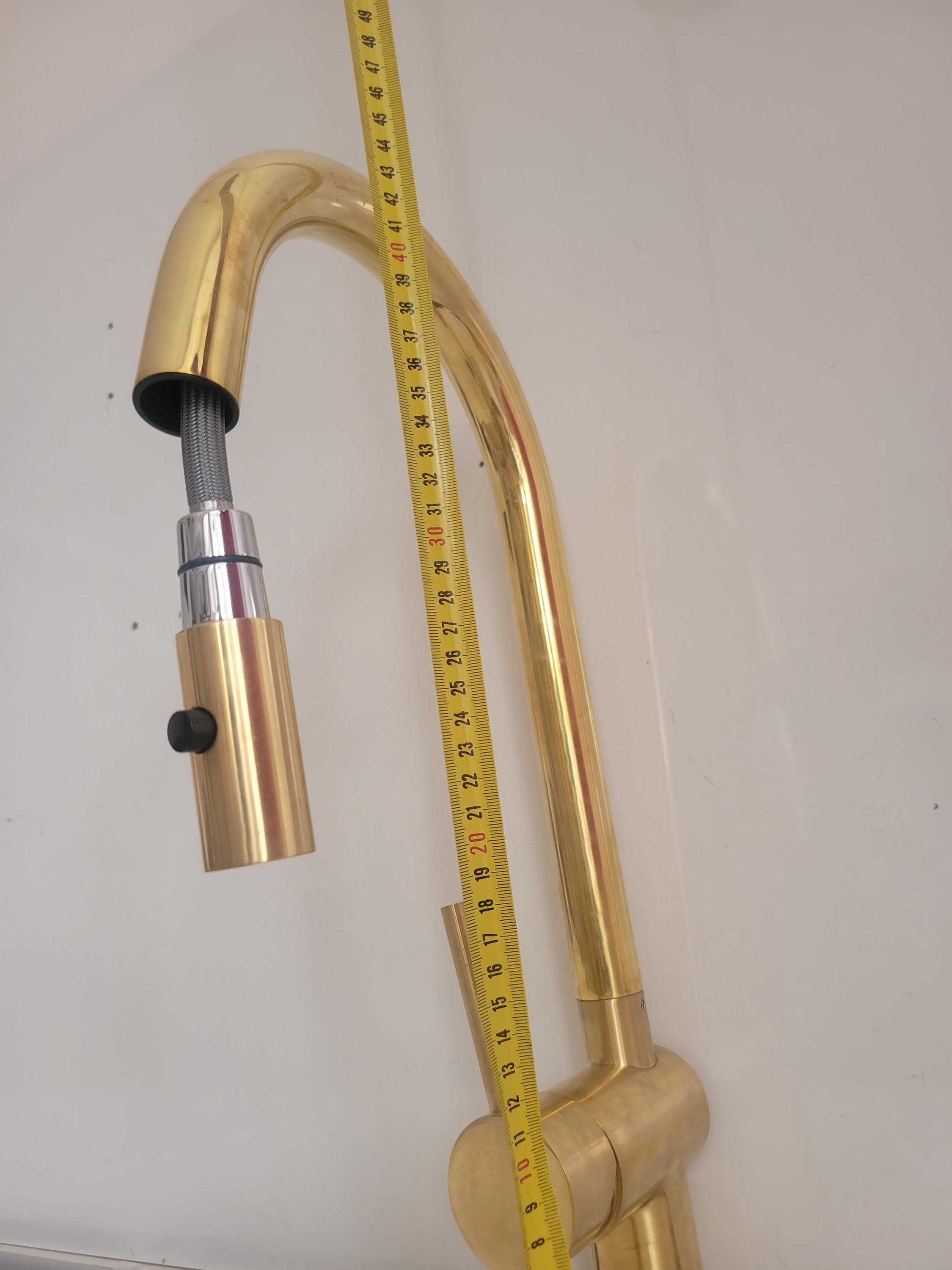 Unlacquered Solid Brass Kitchen Faucet Two Styles of Brass Kitchen ...
