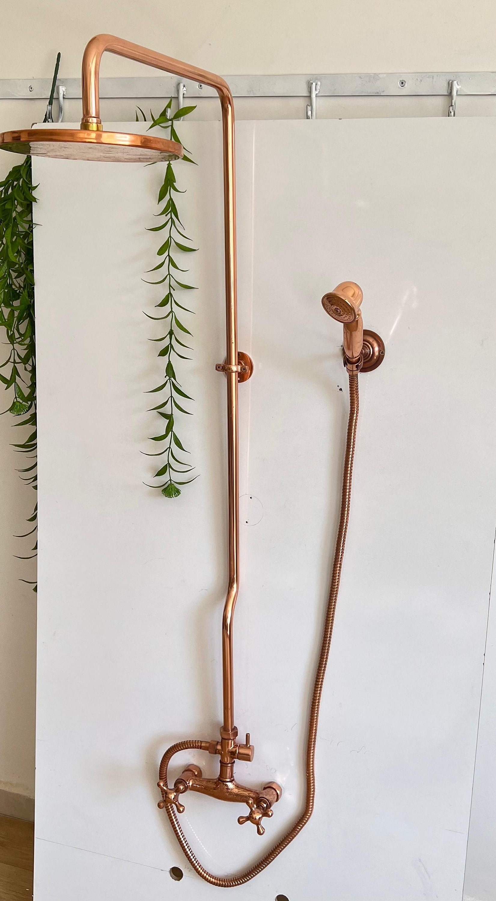 Unlacquered Solid Copper Shower , Shower Copper Head , Copper , Outdoor ...