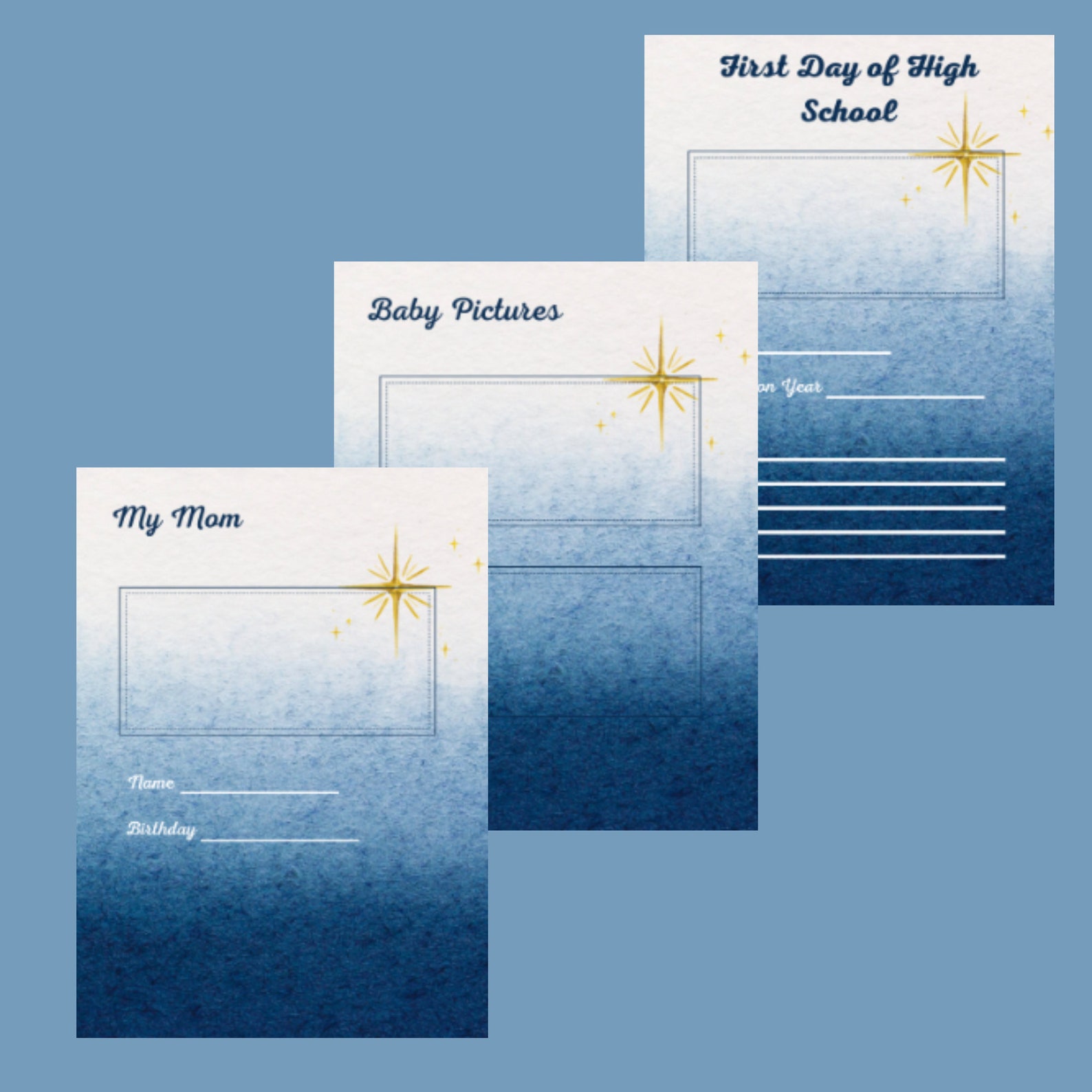 Star Edition Memory Book | High School Memory Book | Perfect for the ...