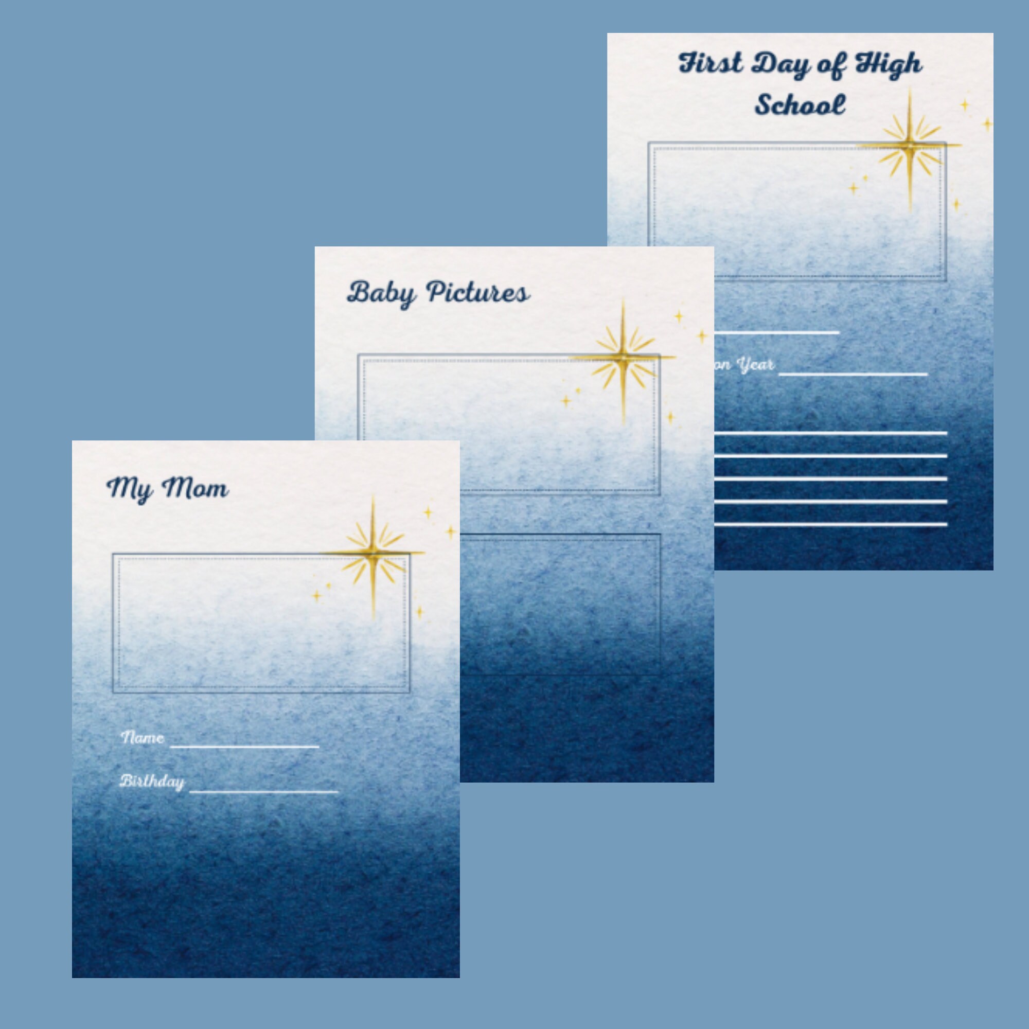 Star Edition Memory Book | High School Memory Book | Perfect for the ...