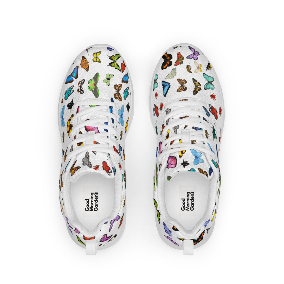 Women’s Colorful Spring Bug and Butterfly Athletic Shoes - Etsy