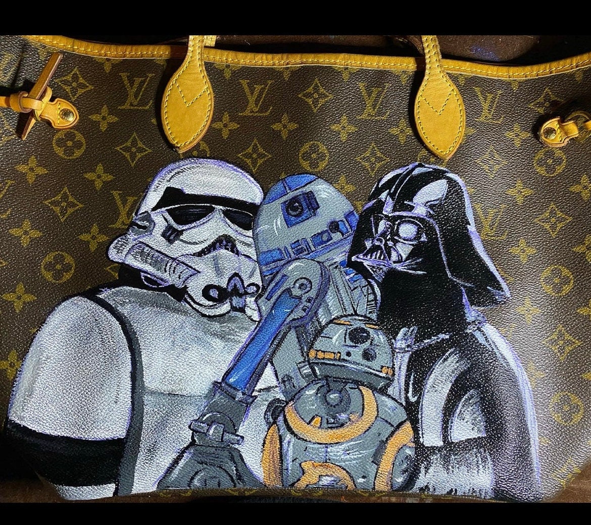 Custom Painted Louis Vuitton - Etsy