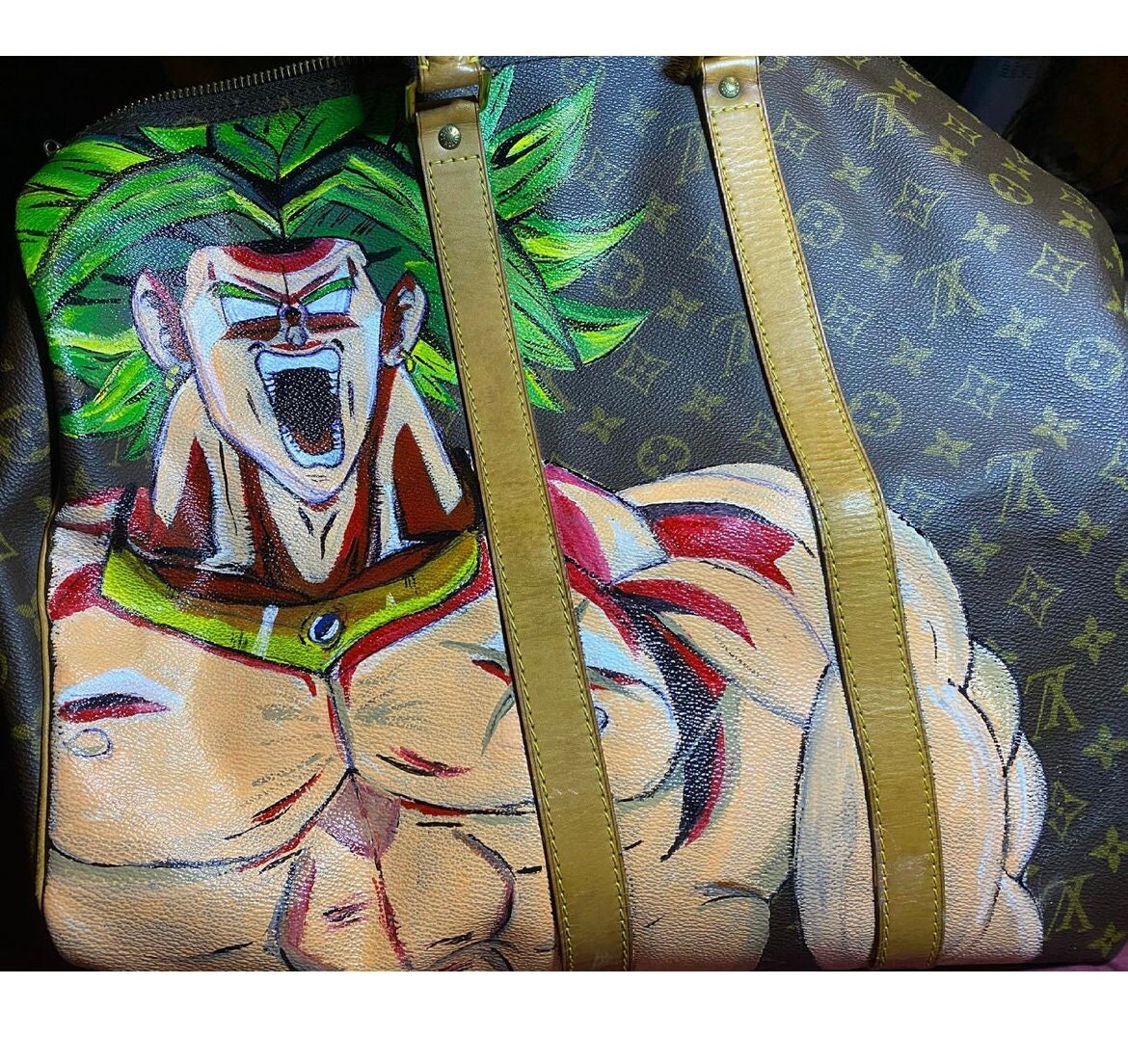Custom Hand-painted Leather Bags - Etsy