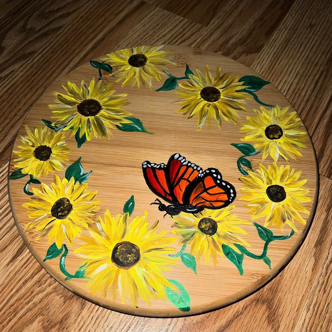 Hand-painted Lazy Susans - Etsy