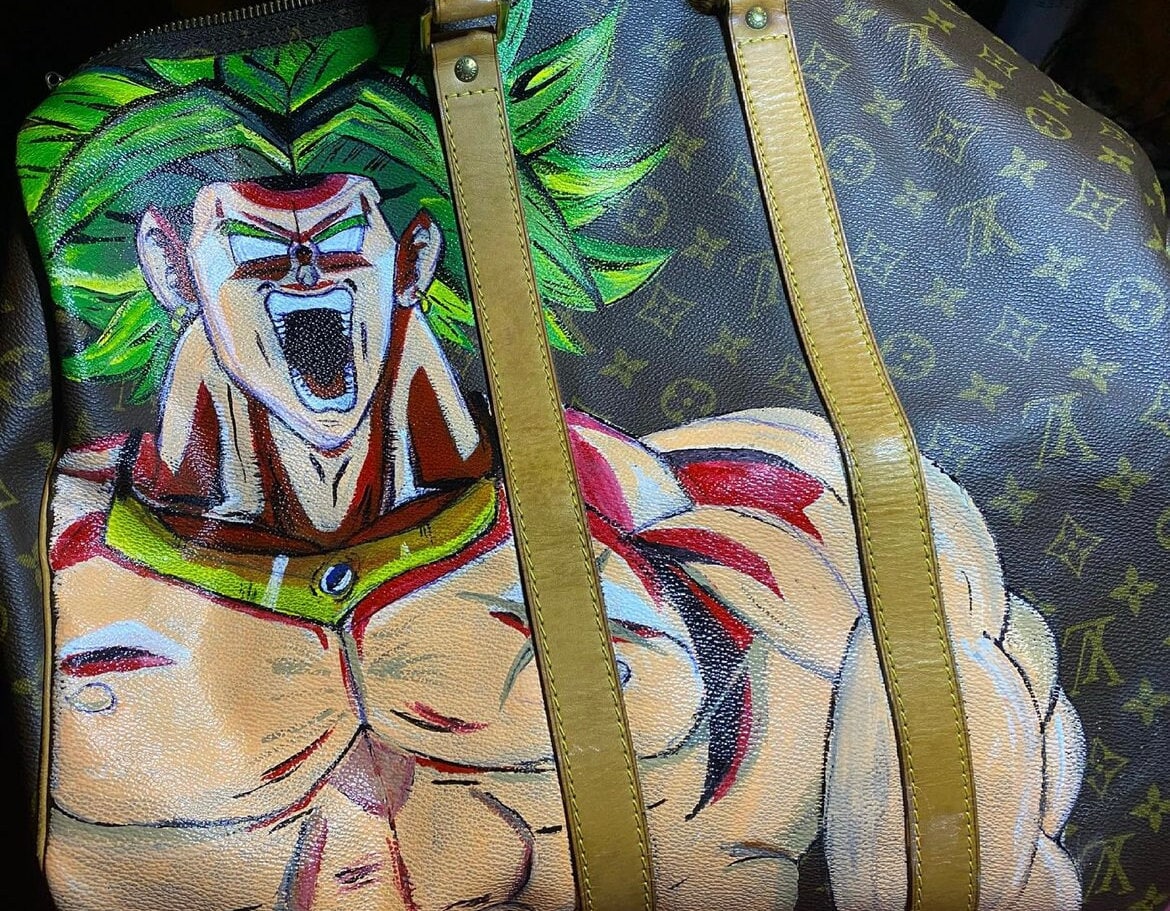 Custom Painted Louis Vuitton - Etsy