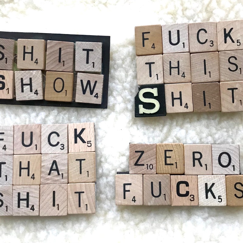 Scrabble Tile Magnet - Etsy