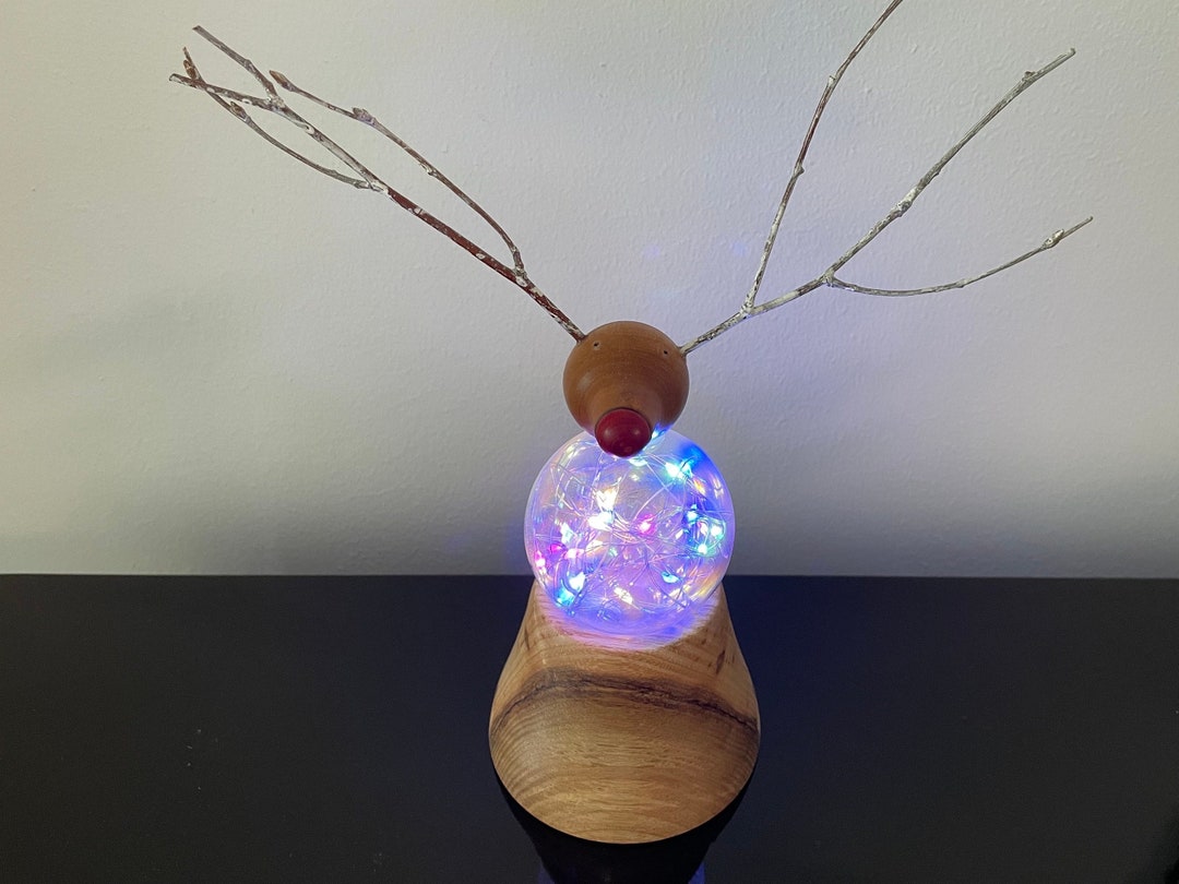 LED Light up Wooden Christmas Reindeer - Etsy