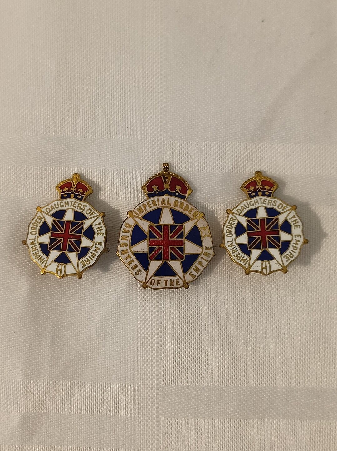 Imperial Order of the Daughter of the Empire and Two Enamel Pins by ...