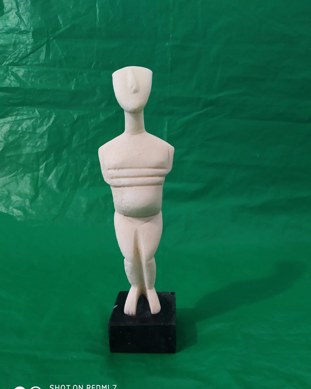 16.5 Cm Figurine From Cycladia With Crossed Arms of a Standing Woman ...