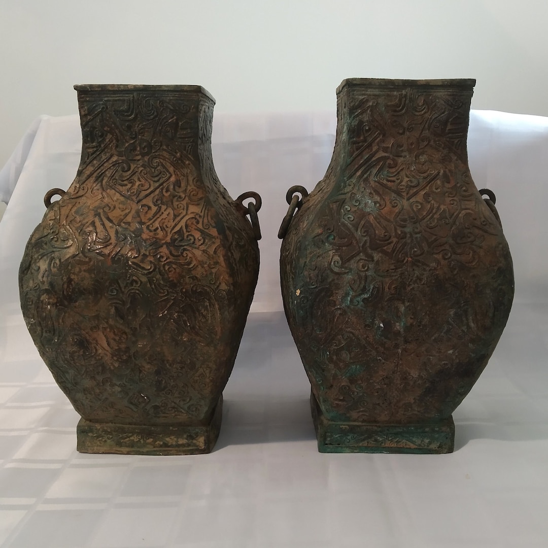 13 Archaic Chinese Bronze Ritual Vessels Museum Quality - Etsy