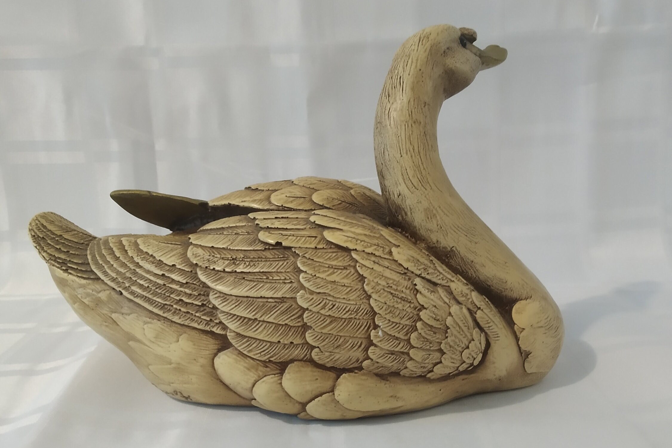 Duck Statue by Thomas Blakemore Signed Pottery and Bronze - Etsy
