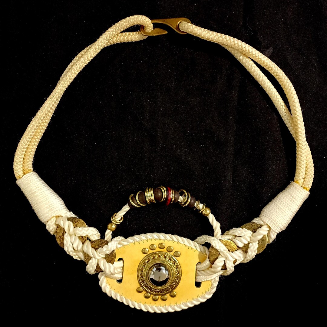 Korean Belt With Rope Knot in Cream Color in Boho Style, Length 85 Cm ...