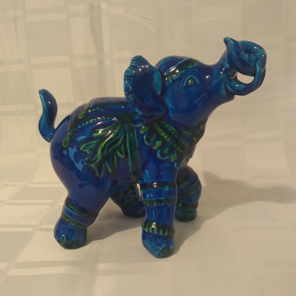 Blue Elephant - Etsy