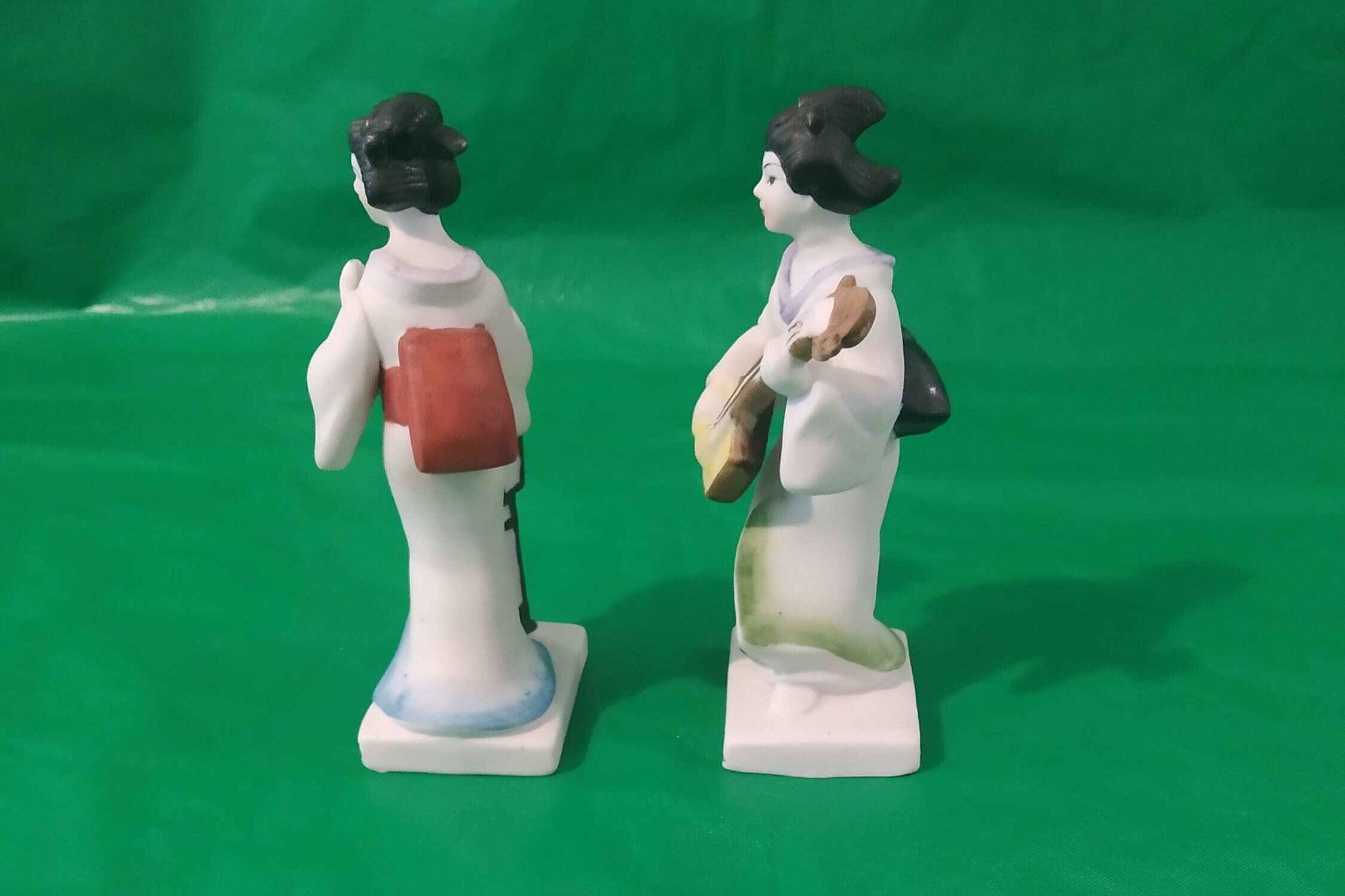 Vintage Duo Geisha Figurines From The 1960s Geisha Figurines Etsy