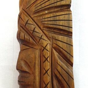 33 Cm Carved Solid Wood Totem Sculpture From Brazilian Jacaranda Wood ...
