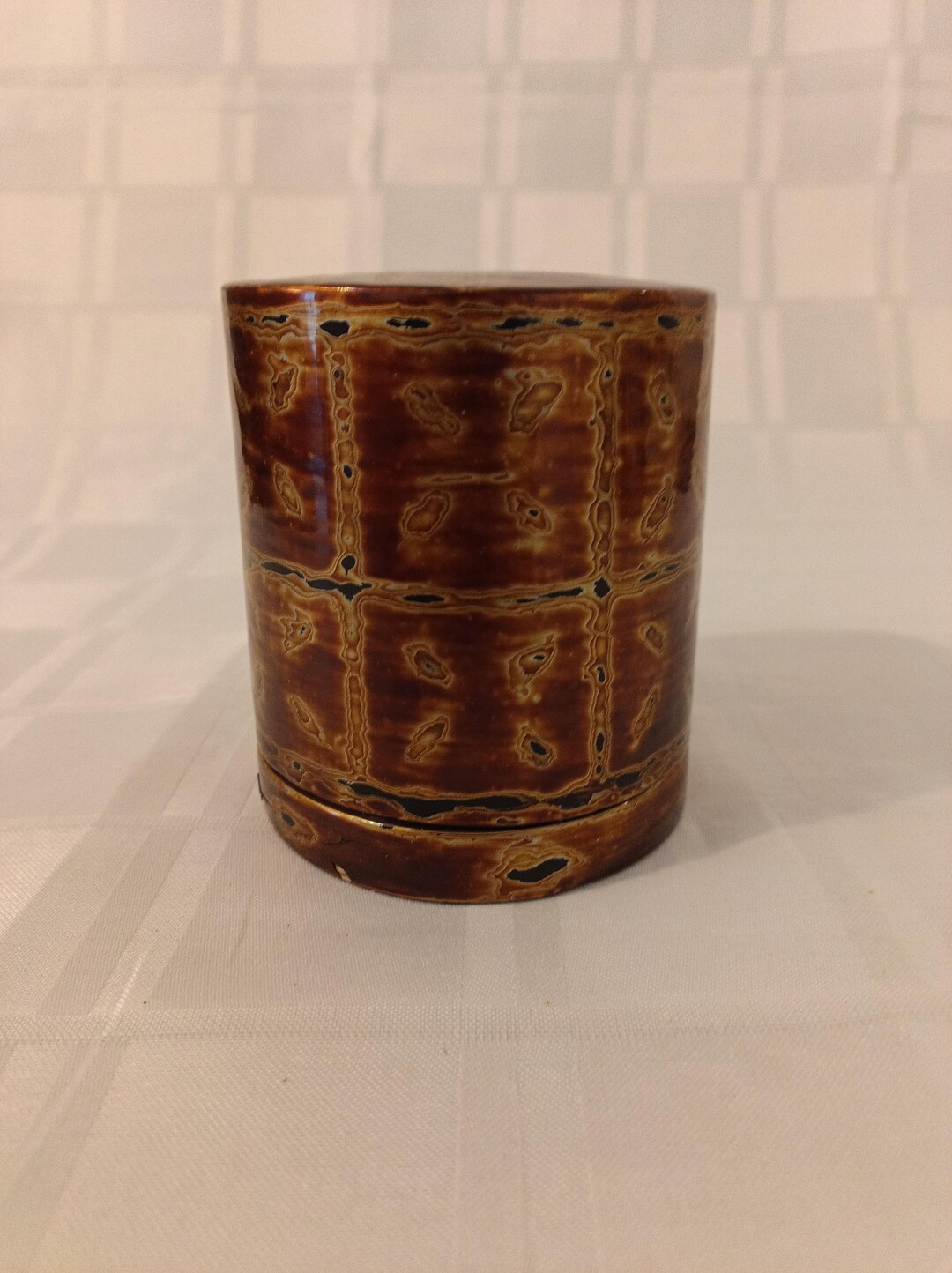 10 Cm Antique Burmese Betel Nut Box Lacquered With Lacquered Tray. Rare ...