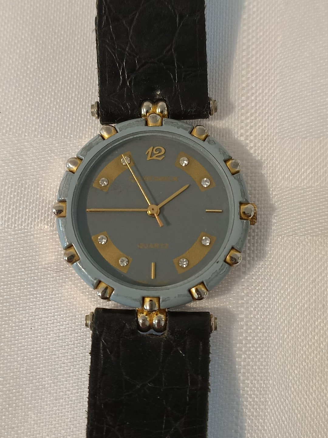 Lee Cardeen Women's Watch With 10K Gold Plated Quartz Movement. They ...