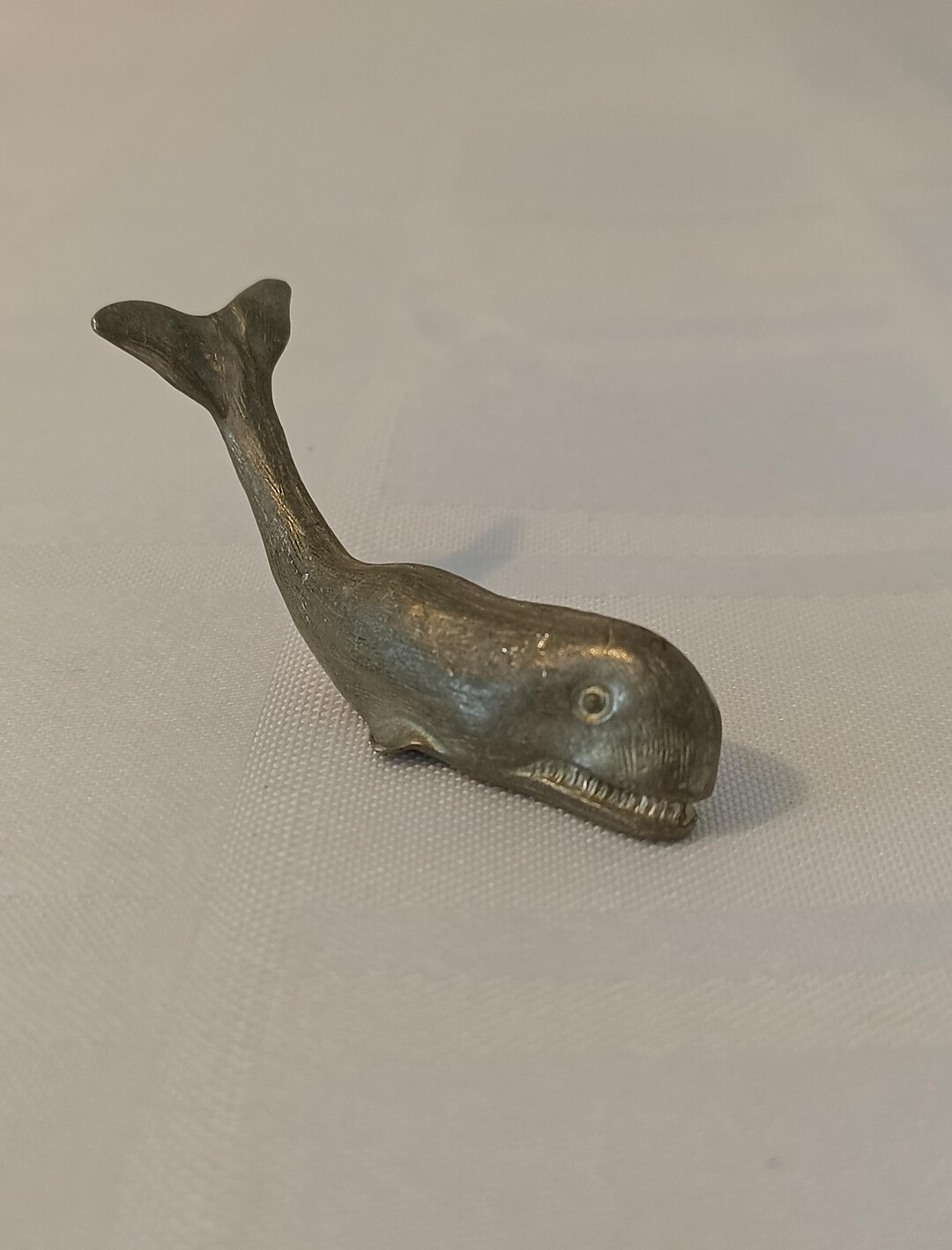 5.5 Cm Pewter Sperm Whale Figurine by Hudson USA / Collectible ...