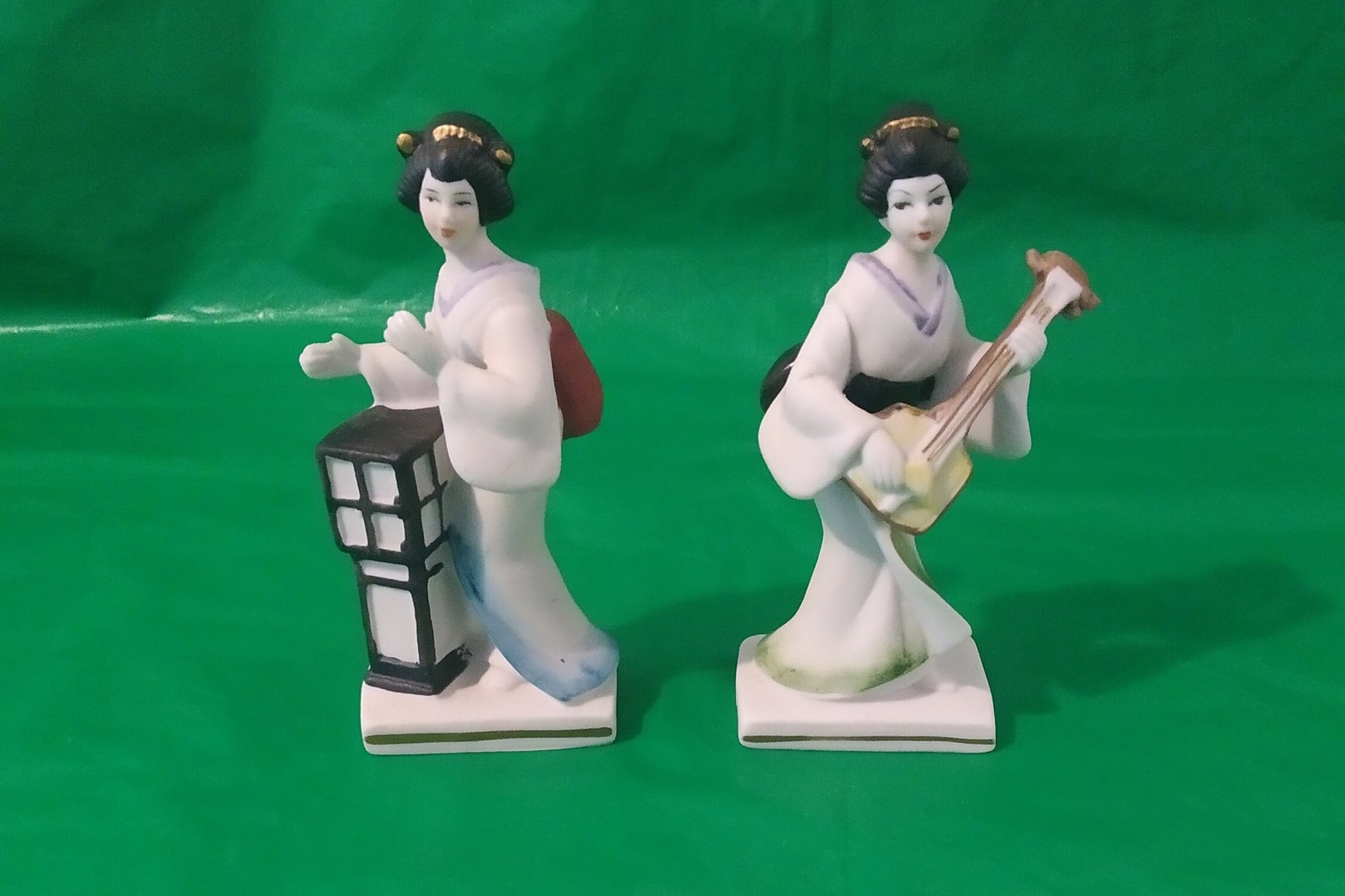 Vintage Duo Geisha Figurines From The 1960s Geisha Figurines Etsy