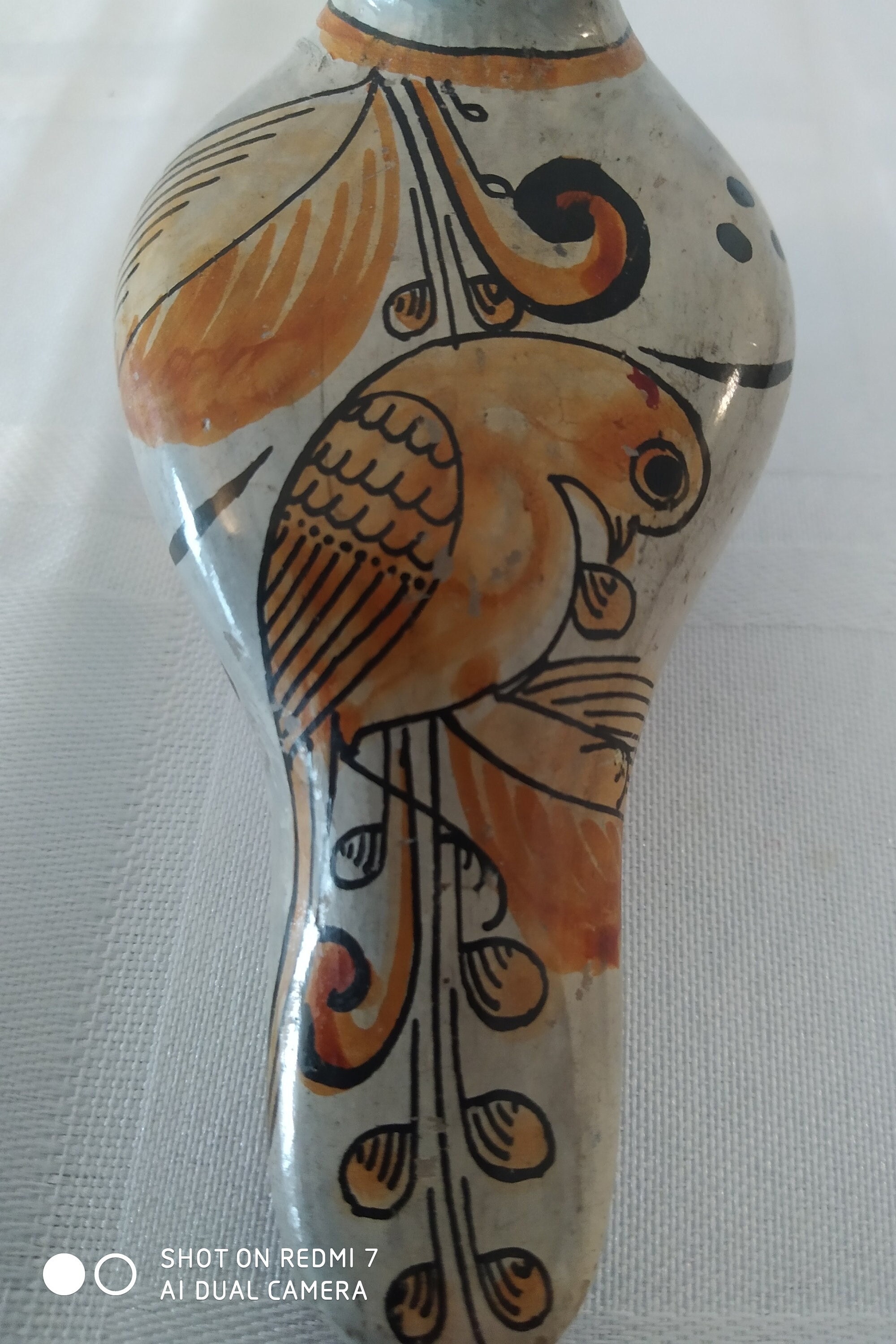 Mexican Tonal Pottery Hand Painted Bird Dove Figurines - Etsy