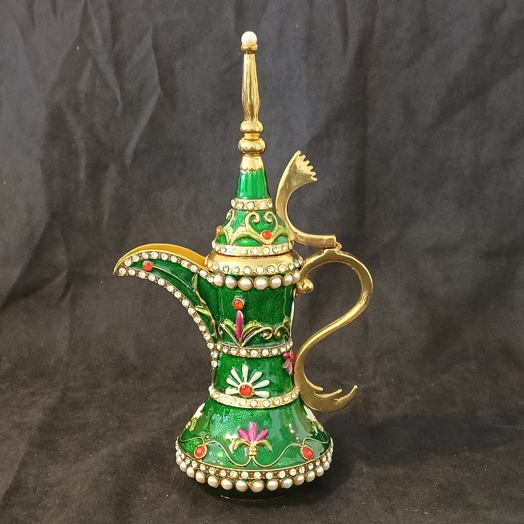 25 Cm Arabic Teapot With Enamel and Rhinestones. Teapot From the ...