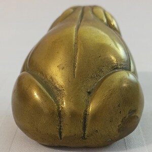 VINTAGE GENI Solid Brass Frog Paperweight - Made in Korea - 60's Signed ...