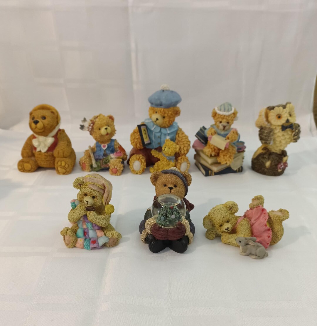 8 Vintage Bears & Co. Figurines. Rare. Collectible. - Etsy
