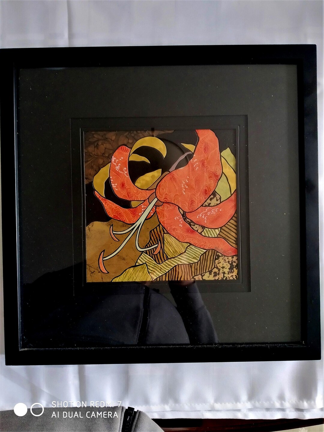 Painting by JOHN WERLICH Famous Paper Artist. 'lily'. Signed. - Etsy