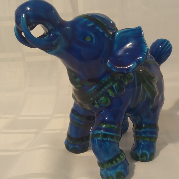 Blue Elephant - Etsy
