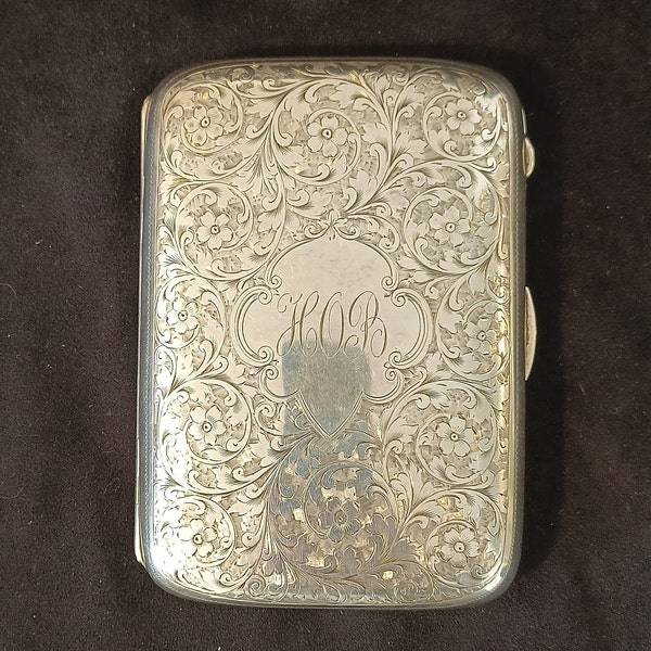 Sterling Silver Cigarette Cases - Etsy