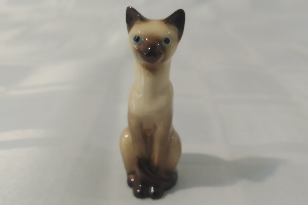 Long Neck Ceramic Siamese Cat Made in Japan MCM Ceramic - Etsy