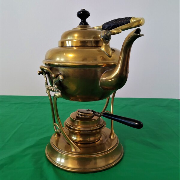 Antique Kettle With Stand - Etsy