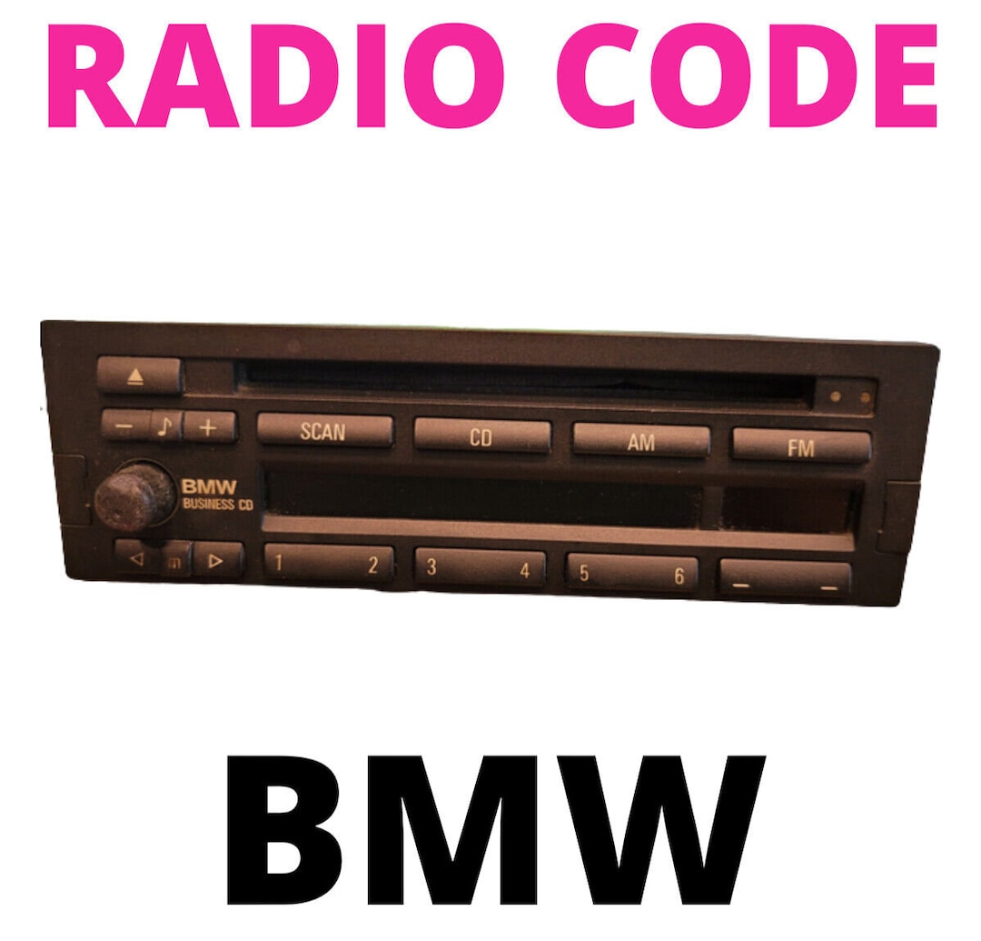 Bmw Business Cd Player Am Fm Cd43 Radio Code E30 E31 E34 E36 - Etsy