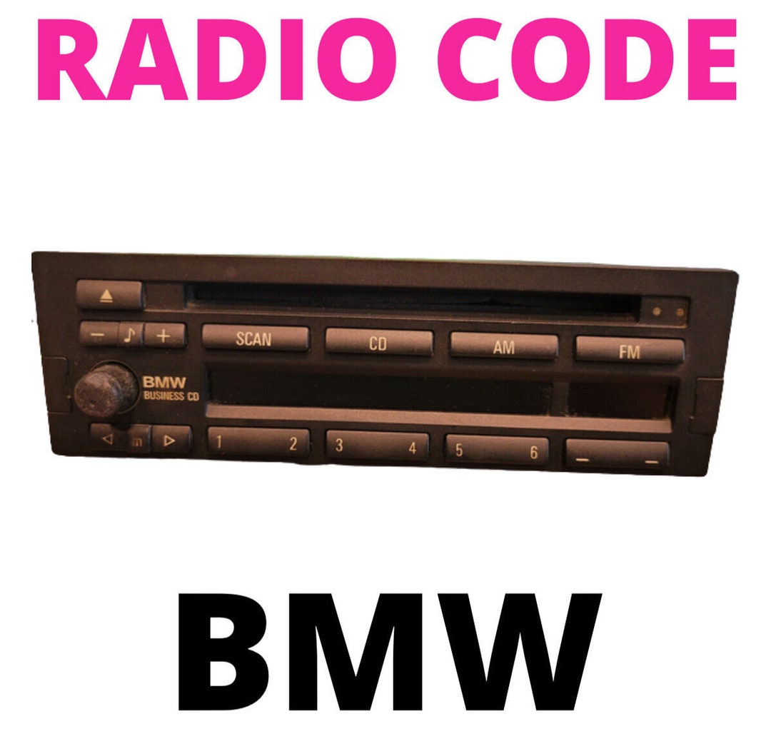 Bmw Business Cd Player Am Fm Cd43 Radio Code E30 E31 E34 E36 Etsy