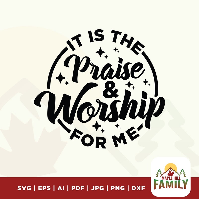 Praise and Worship Clipart - Etsy