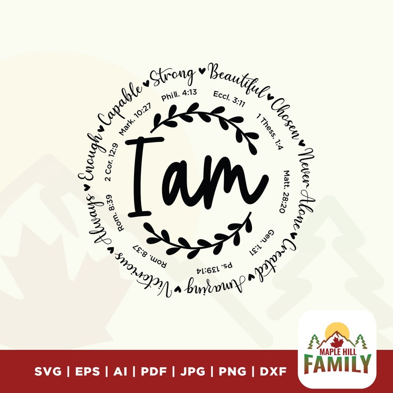 I Am Svg - Etsy