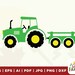 Tractor Svg, Kid's Tractor Svg, Kids Svg, Farm Tractor Truck Svg, Wagon ...