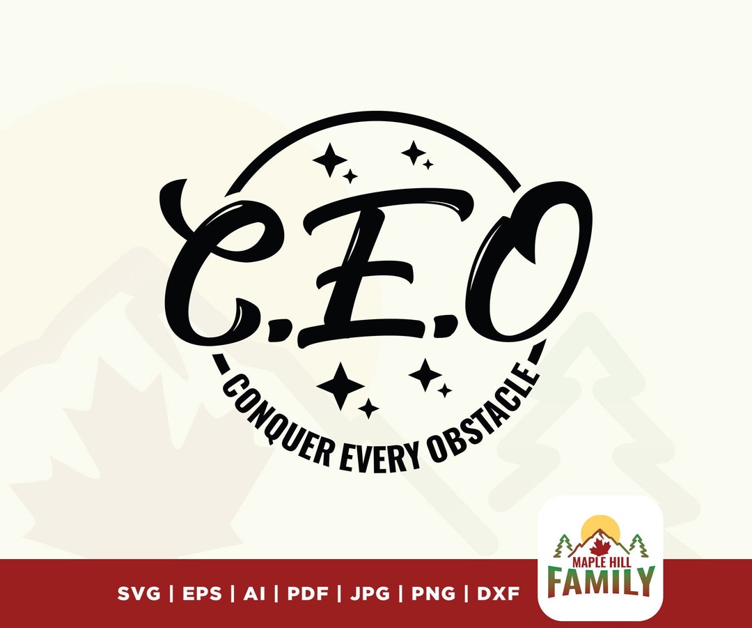 CEO SVG, Boss, Hustle Svg, Cut File, Sublimation, Cricut, Vinyl, Decal ...