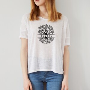 Split Tree Monogram SVG, Split Monogram Tree of Life Svg, Family Tree ...