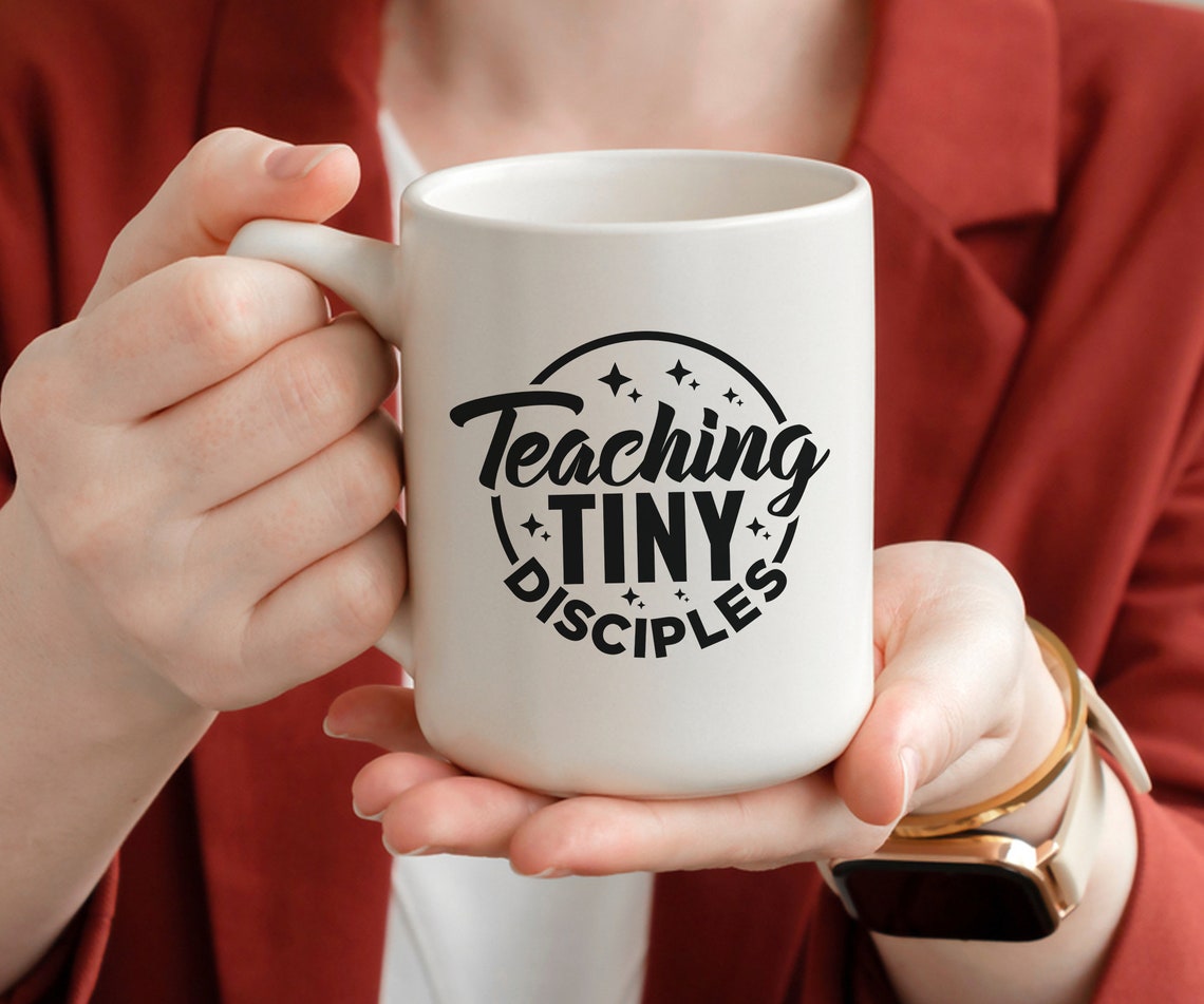 Teaching Tiny Disciples SVG, Christian Teacher Files (digital Download ...