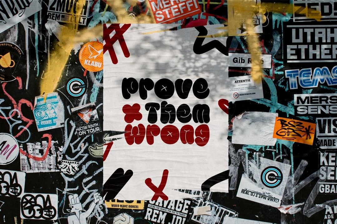 Prove Them Wrong Motivational Wall Art, Inspirational Wall Art, Typography Poster, Uplifting ...