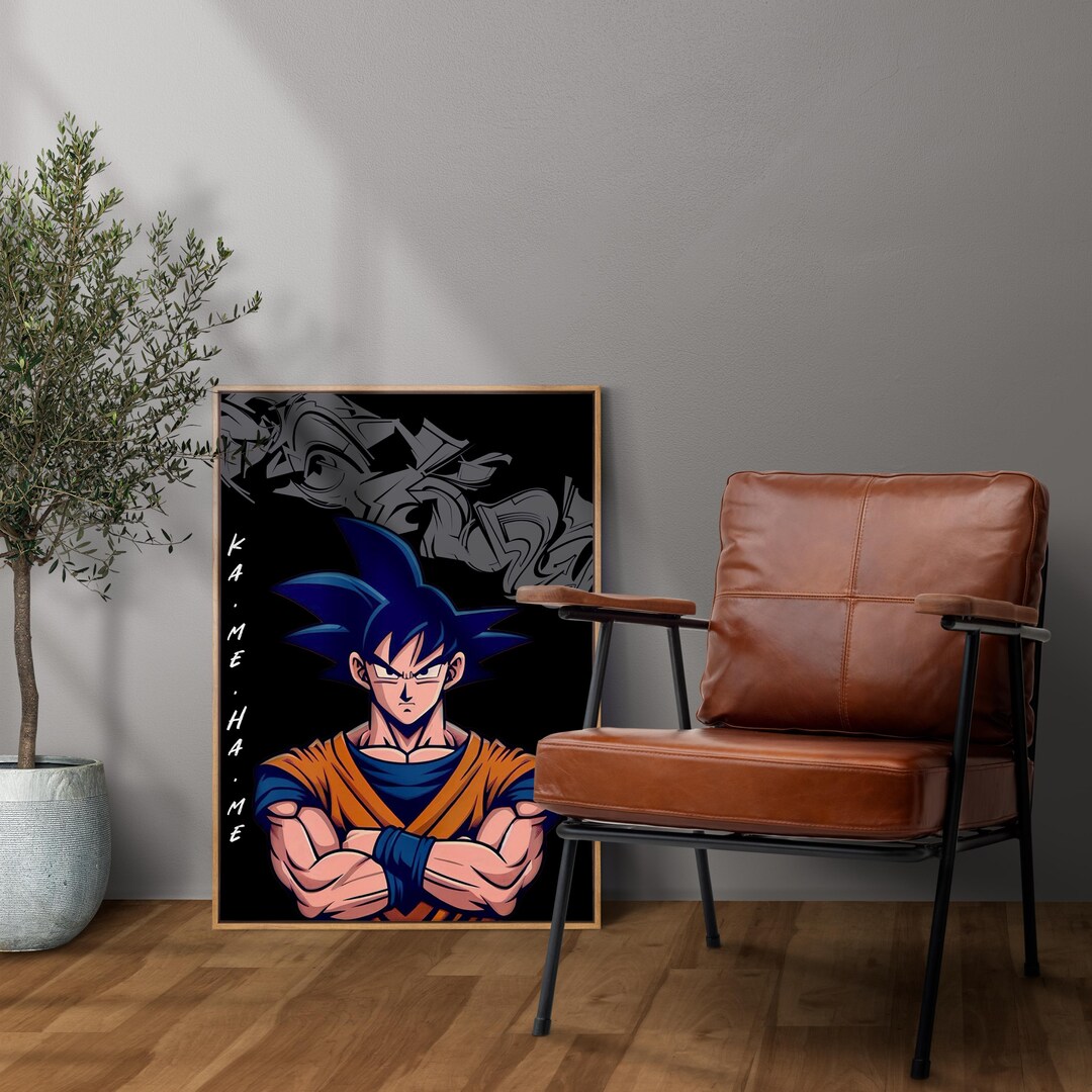 Goku Super Saiyan, Goku Poster, Anime Poster, 4K Wallpaper, Midjourney ...