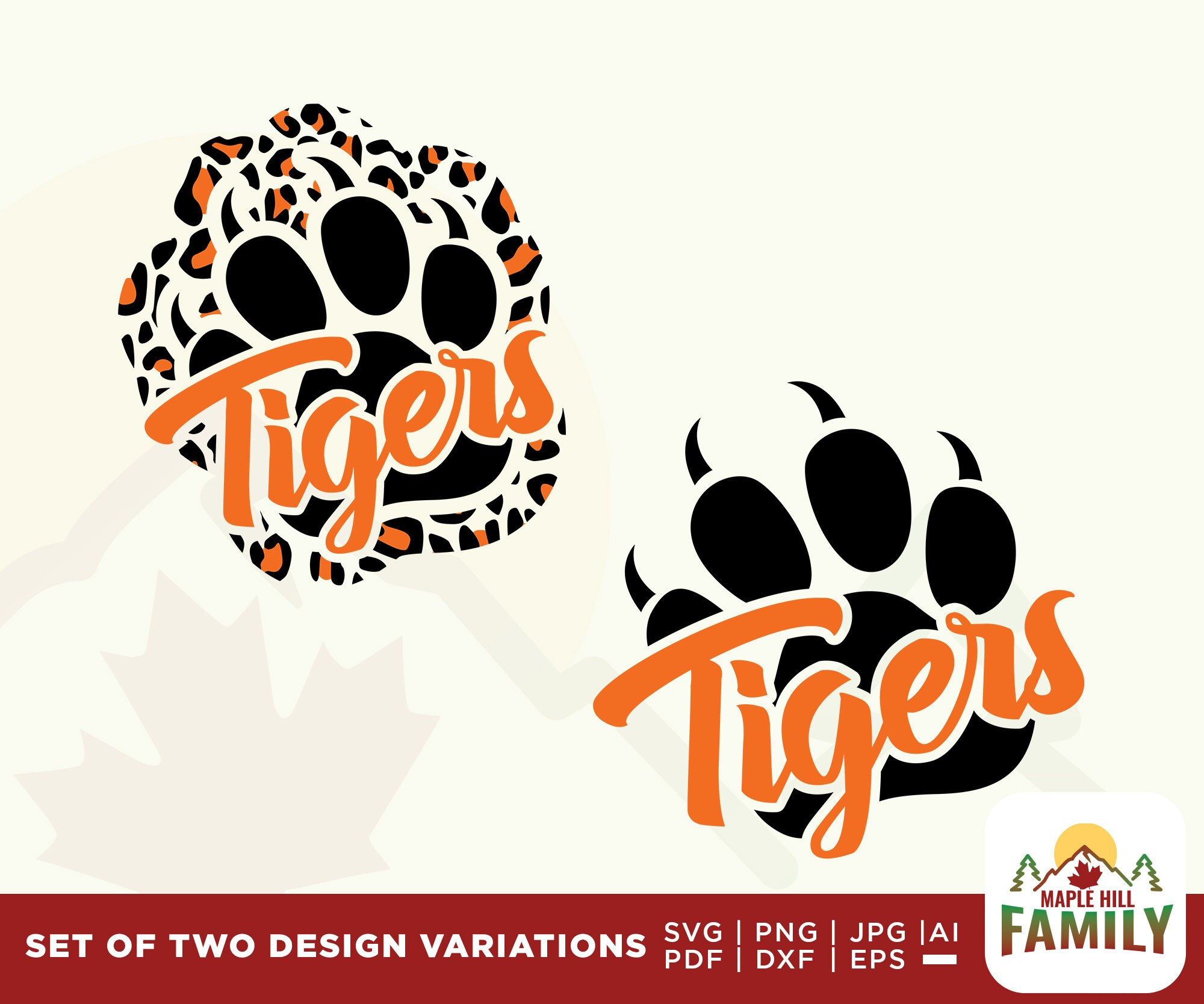 Tigers Paw Svg Tigers Svg Tigers Cheer Svg Tigers Mascot - Etsy
