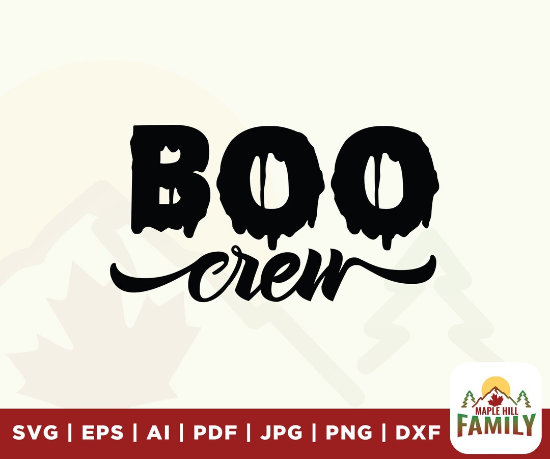 Boo Crew Svg, Halloween Svg, Boo Svg, Ghost Svg, Ghost Shirt Svg ...