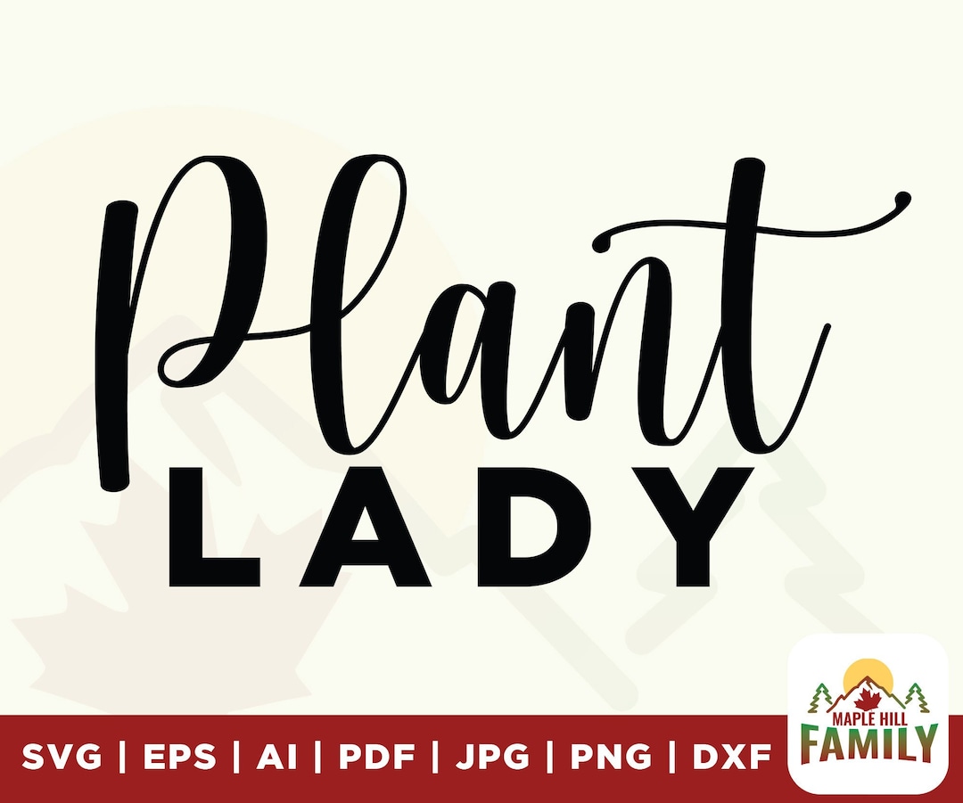 Plant Lady SVG, Crazy Plant Lady Svg, Gardening Svg, Svg for Shirts ...