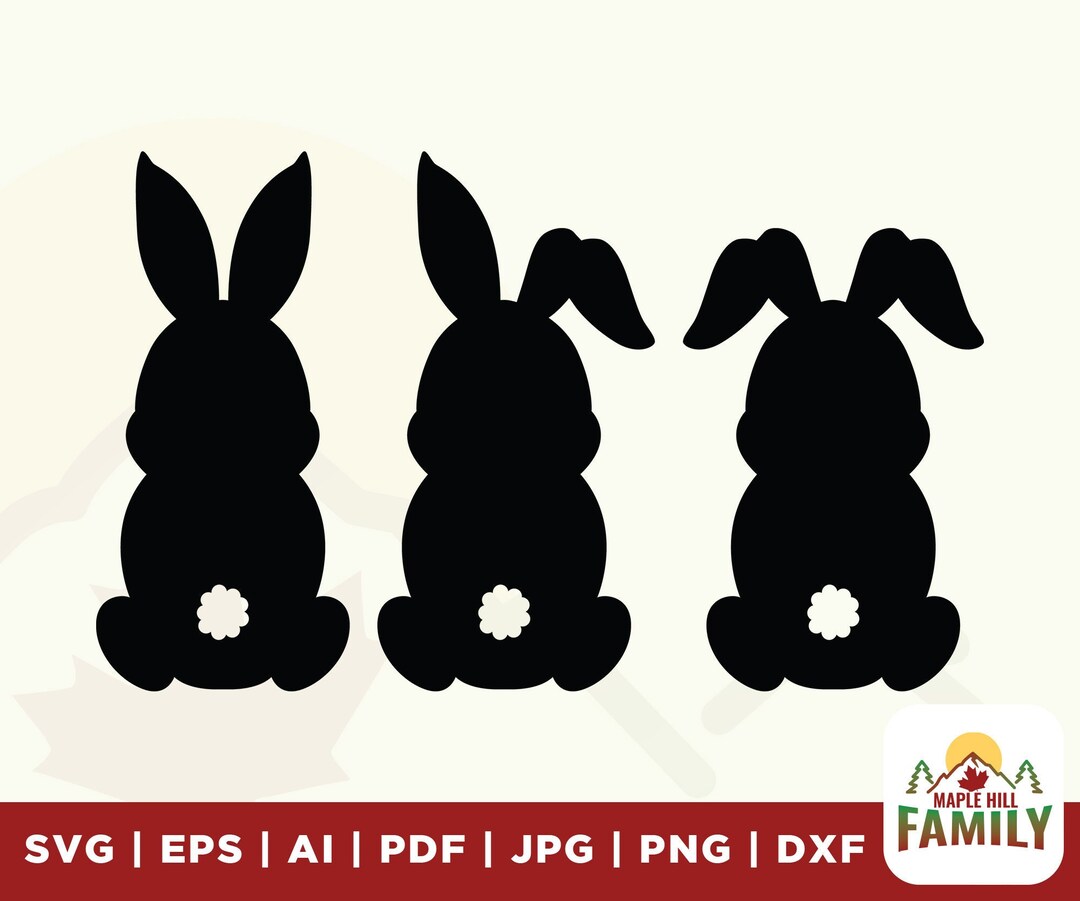 Bunnies SVG, Bunny Svg, Easter, Easter SVG, Easter Bunny, Bunny Svg ...