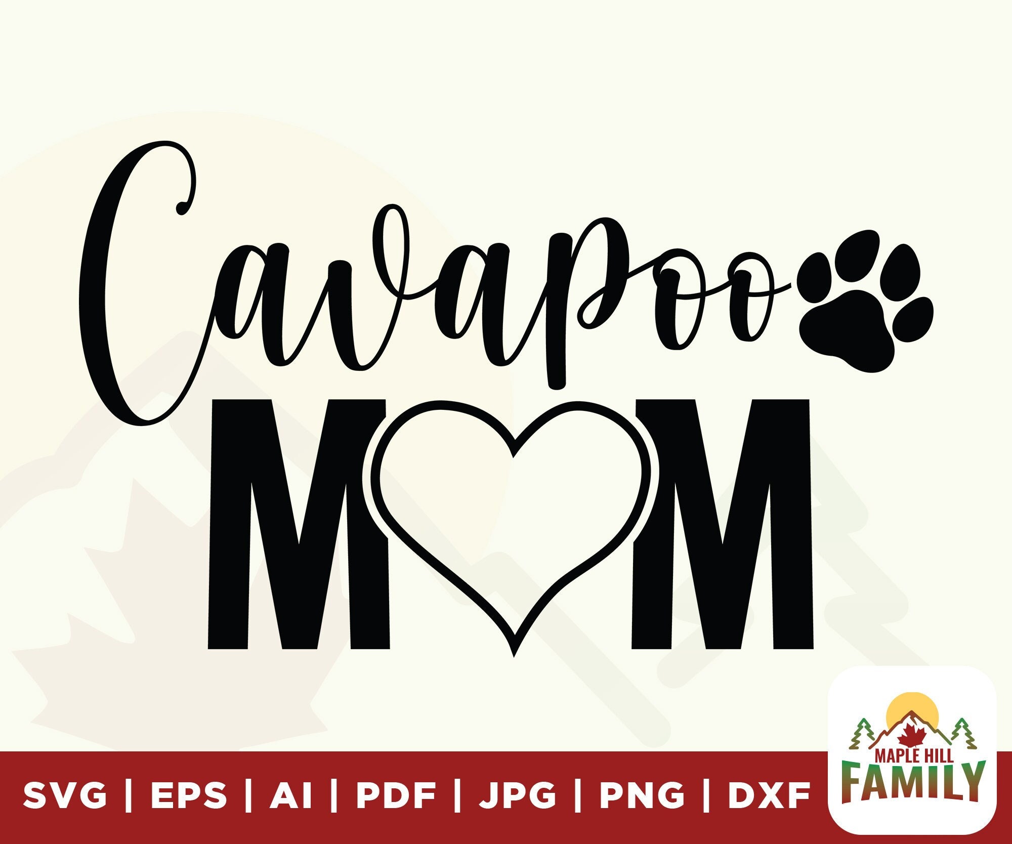 Cavapoo Mom Svg Dog Mom Svg Mama Svg Dog Lover Svg Dog - Etsy