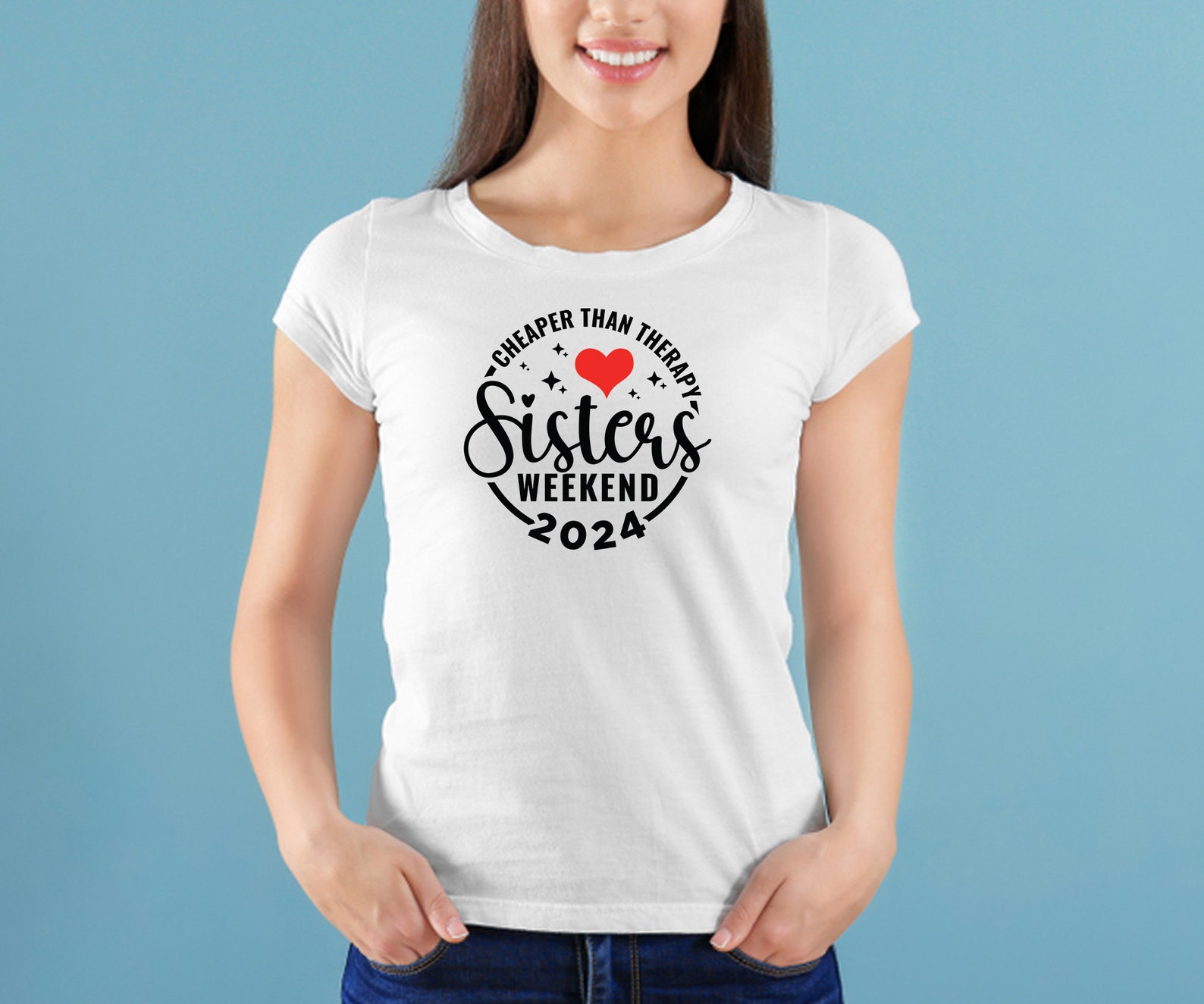 Sister's Weekend 2024 Svg, Cheaper Than Therapy Svg, Girls Vacation ...
